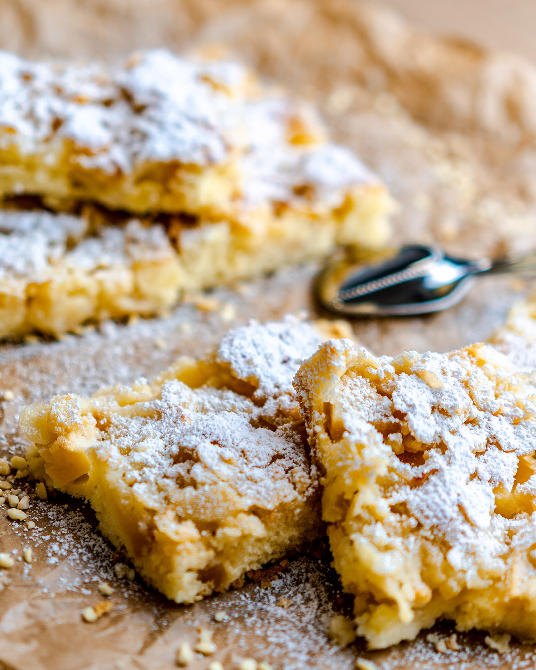 Apfelkuchen vom Blech Rezept – so einfach und so schnell zubereitet!