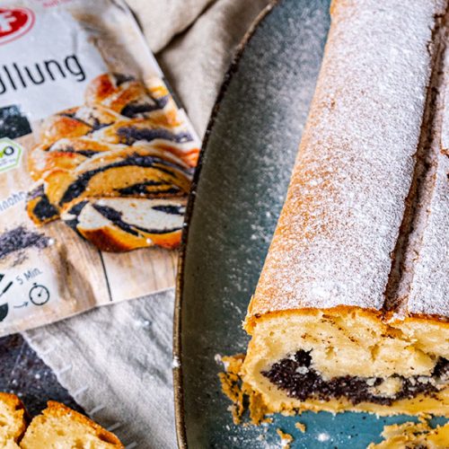Mohnkuchen mit Pudding – besonders saftig mit Spezialzutat